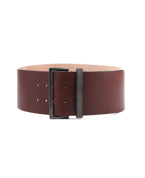 Brunello Cucinelli Wide Buckle Belt