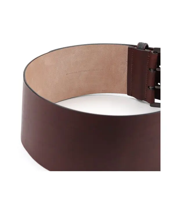 Brunello Cucinelli Wide Buckle Belt