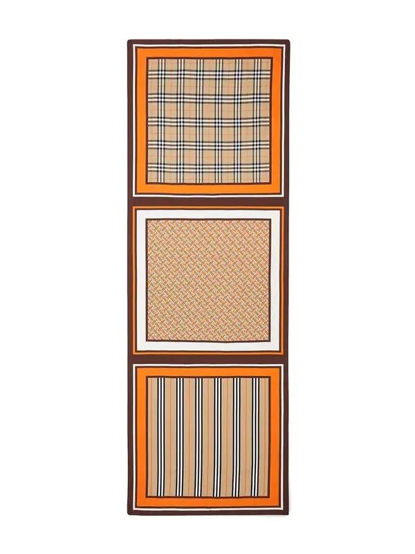 Burberry Mix Print Scarf