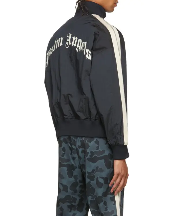 Palm Angels Logo Printed Track Jacket