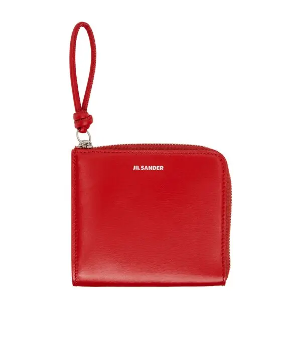 JIL SANDER Giro Wallet - Red