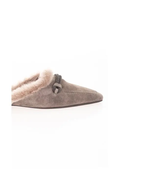 Brunello Cucinelli Logo Flats