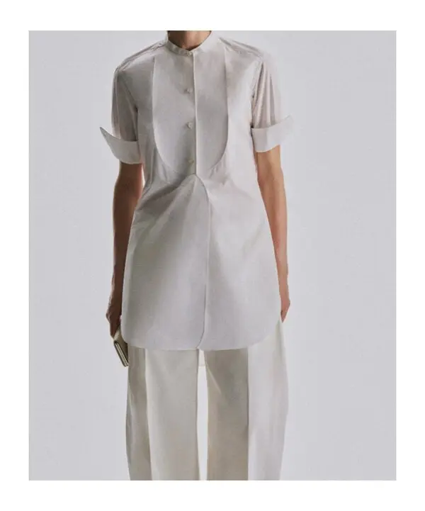 THE ROW Elaris Pleated Shirt