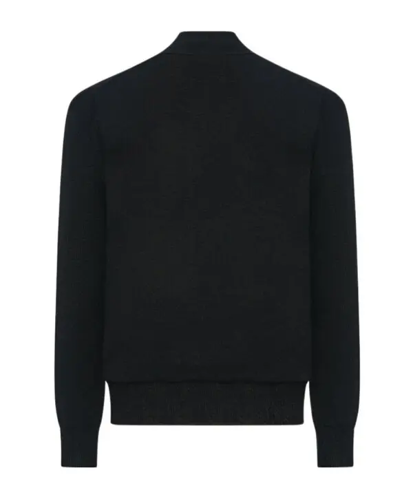 THE ROW Otie V-neck Button-up Cardigan - Black