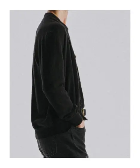 THE ROW Otie V-neck Button-up Cardigan - Black