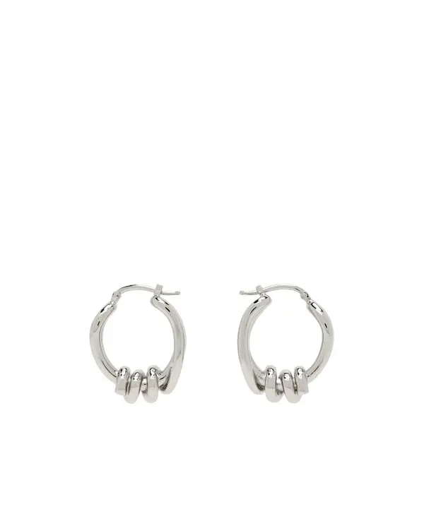 MAISON MARGIELA Knot Earrings - Gray