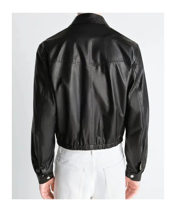 LEMAIRE Zip-up Leather Jacket
