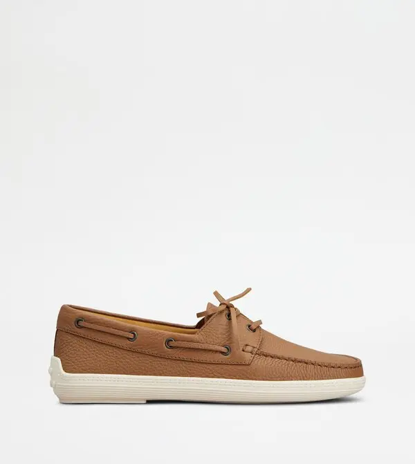 TOD'S Leather Boat Shoes