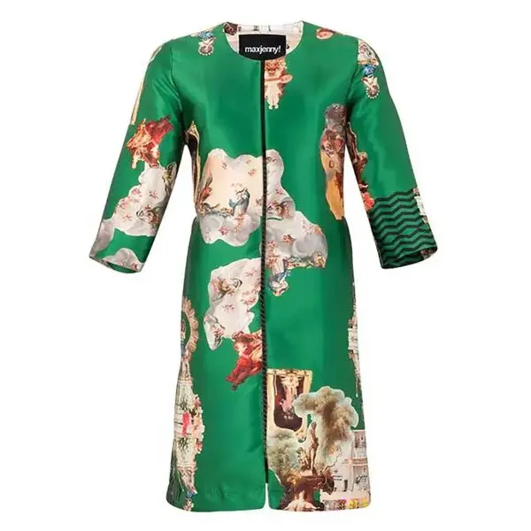 MAXJENNY Sicily Printed Tailored Coat