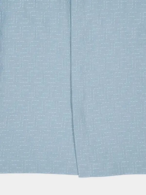 Fendi Light Ff Jacquard Shirt - Blue