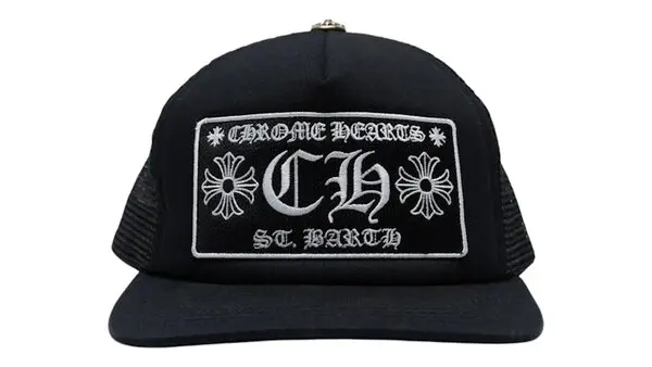 Chrome Hearts St. Barths Trucker Hat - Black