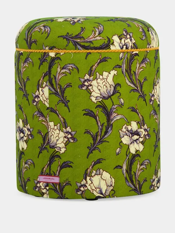 La DoubleJ Baba' Pouf In Nymph Bloom Fiesole