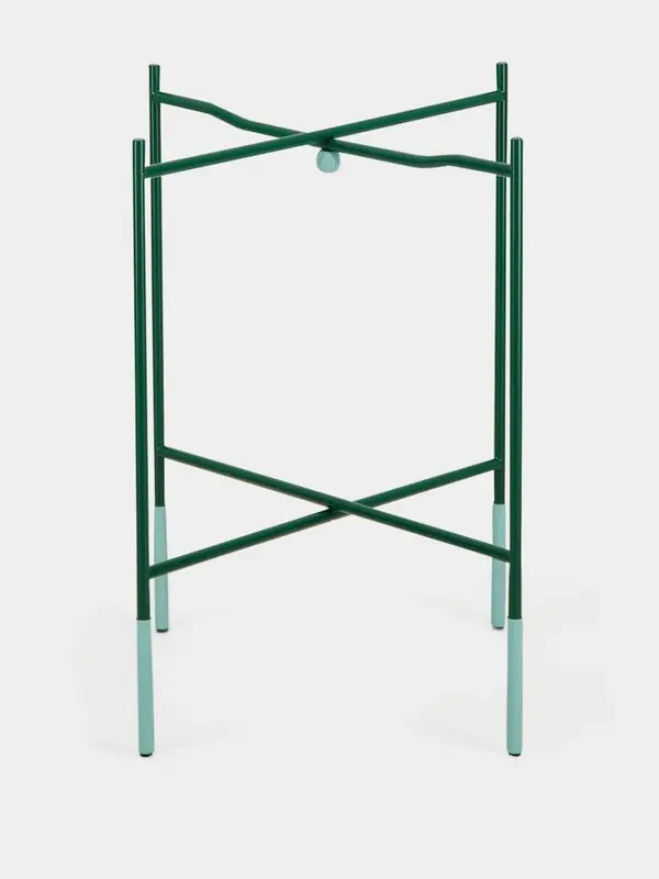 La DoubleJ Metal Foldable Tray Stand - Green