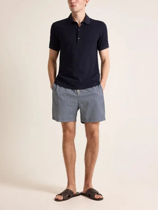 Orlebar Brown Night Iris Bruno Pique Polo