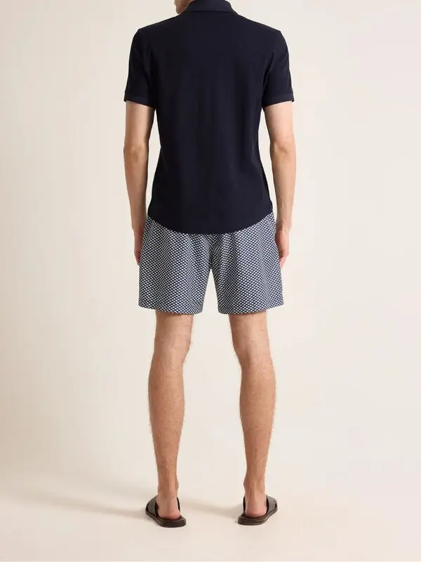 Orlebar Brown Night Iris Bruno Pique Polo