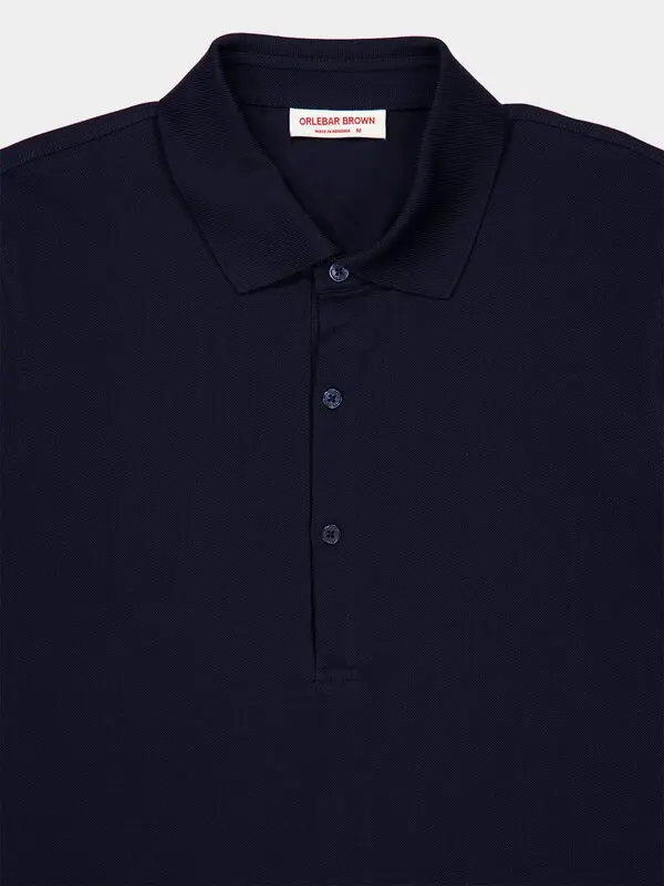 Orlebar Brown Night Iris Bruno Pique Polo