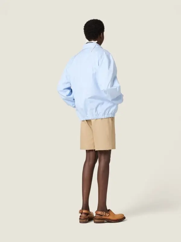 Miu Miu Corda Decorated Cotton Shorts
