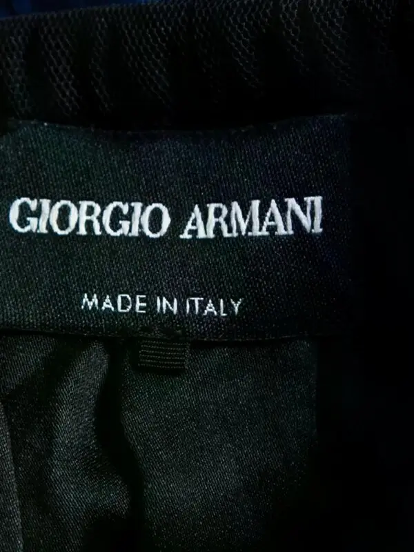 Giorgio Armani Sleeveless Midi Dress With Floral Appliqu