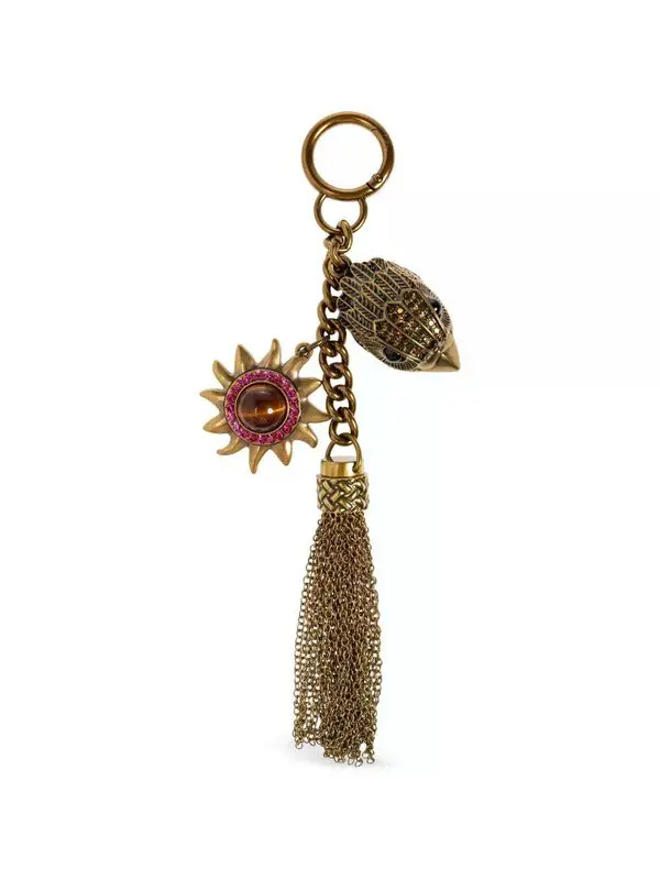 Kurt Geiger Eagle Tassel Keyring - Gold
