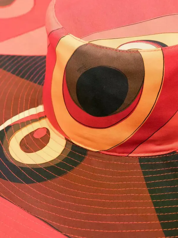 Emilio Pucci Iride Print Wide-brim Sun Hat