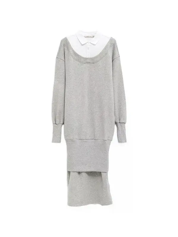 Paloma Wool Belda Layered Design Long Sleeve Dress