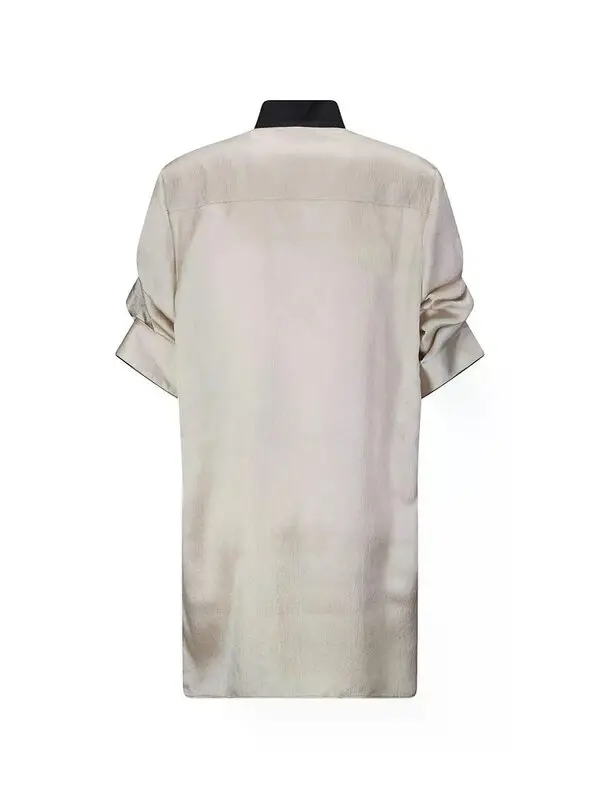 MAISON JEJIA Crinkled Silk Shirt