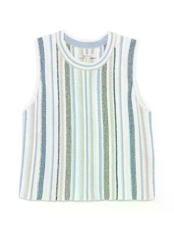 Barbour Josie Knitted Stripe-pattern Top