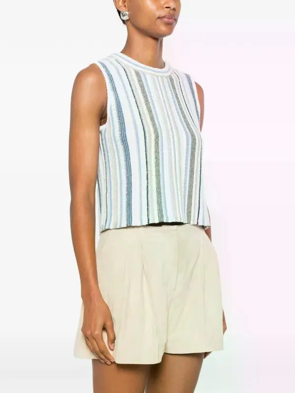 Barbour Josie Knitted Stripe-pattern Top
