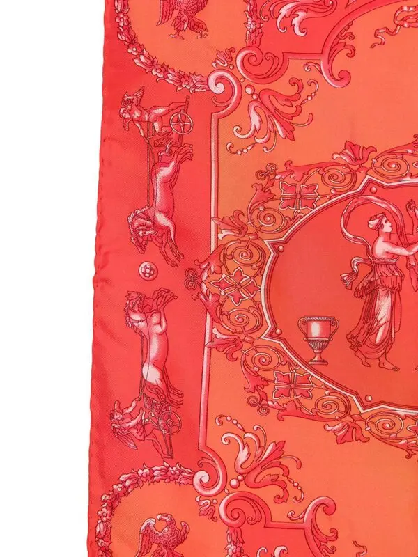 Versace 2000s Baroque-print Handkerchief