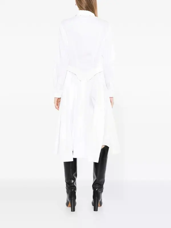 KIMHEKIM Belted Panelled Shirt Dress