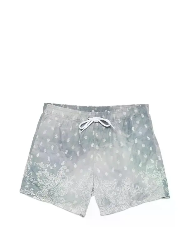 Sundek Paisley Print Drawstring Swim Shorts