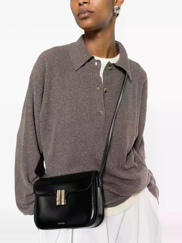 Calvin Klein Tilla Leather Shoulder Bag
