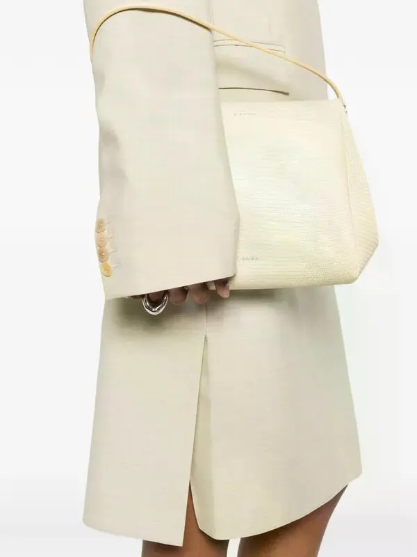 Calvin Klein Tina Logo-print Shoulder Bag - Neutrals