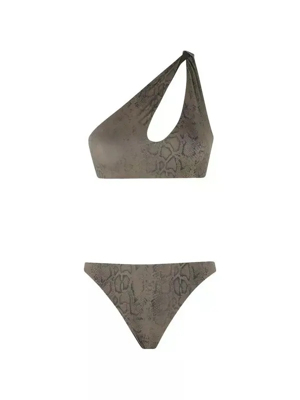 Federica Tosi One-shoulder Bikini - Green