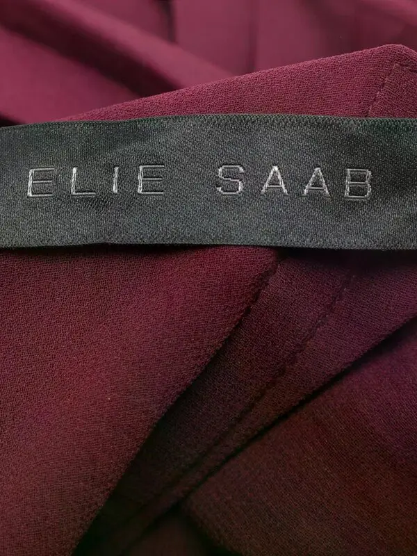 Elie Saab Pleated Halter-neck Dress