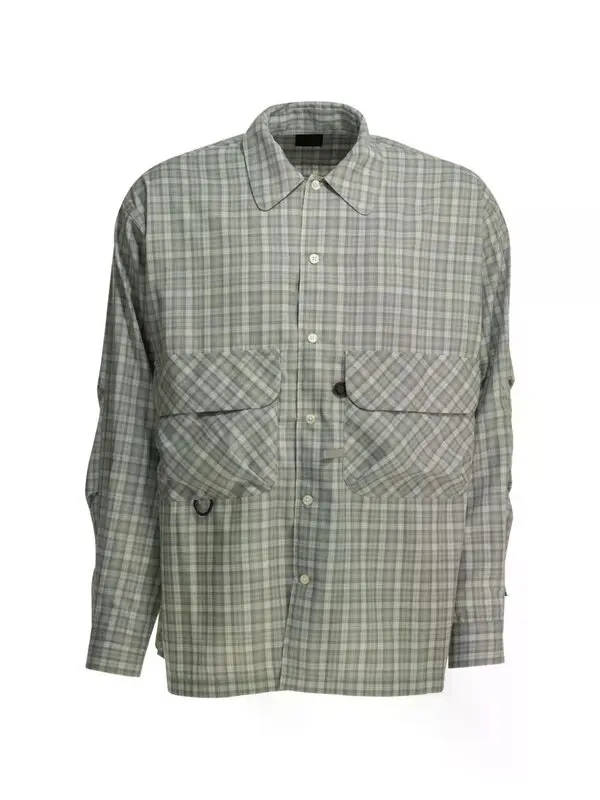 DAIWA PIER39 Check-pattern Flap-pocket Shirt