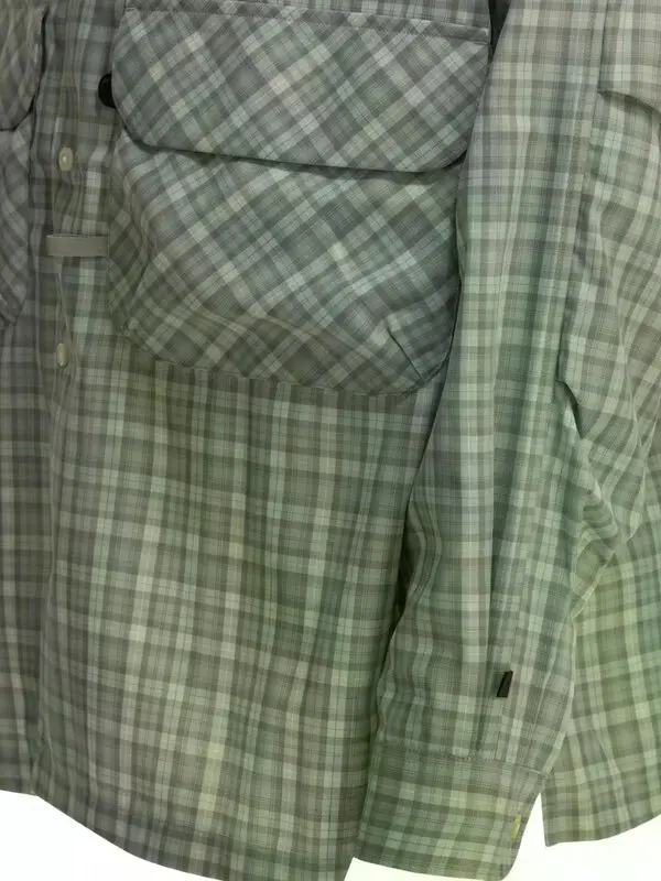 DAIWA PIER39 Check-pattern Flap-pocket Shirt