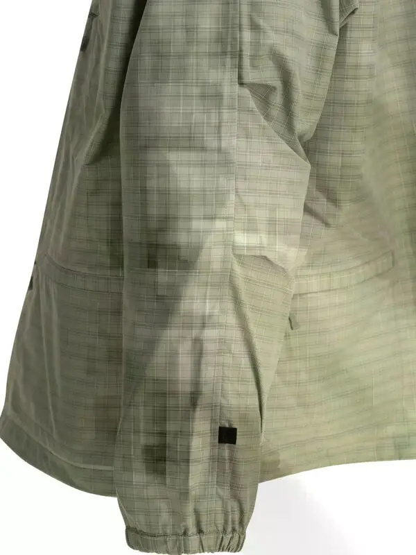 DAIWA PIER39 Check-pattern Drawstring Hood Jacket