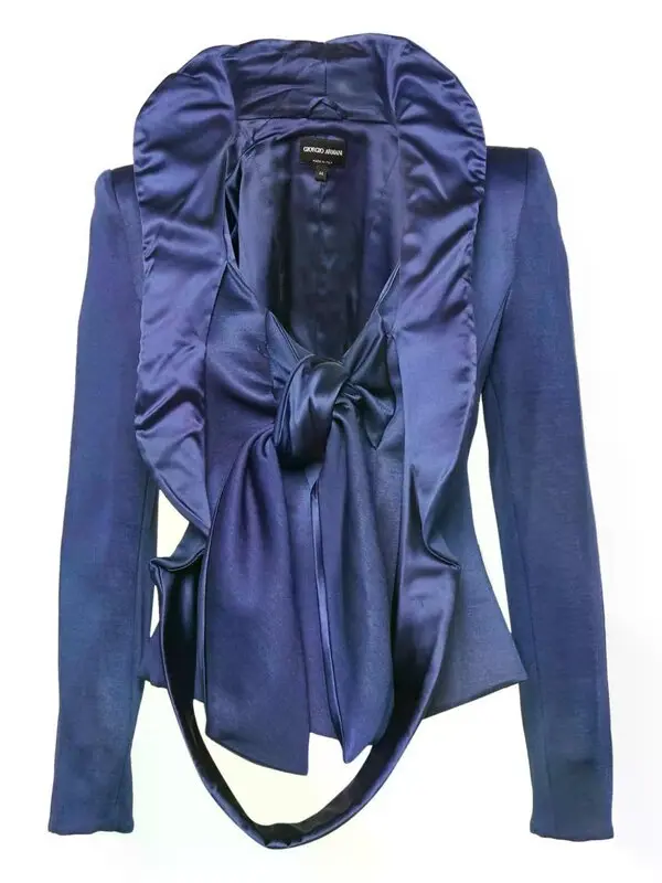 Giorgio Armani Crepe Bow Jacket
