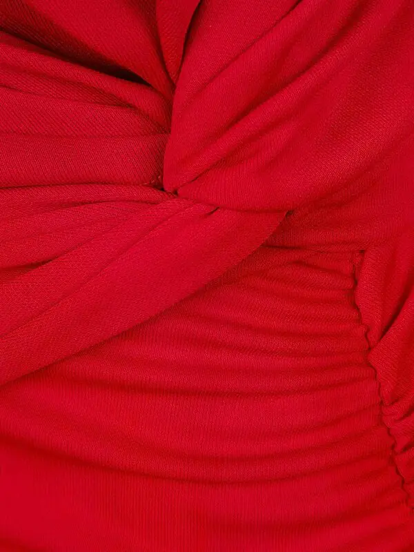 Andamane Ruched Halterneck Maxi Dress