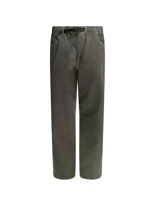 DANTON Belted Contrast Stitch Jeans