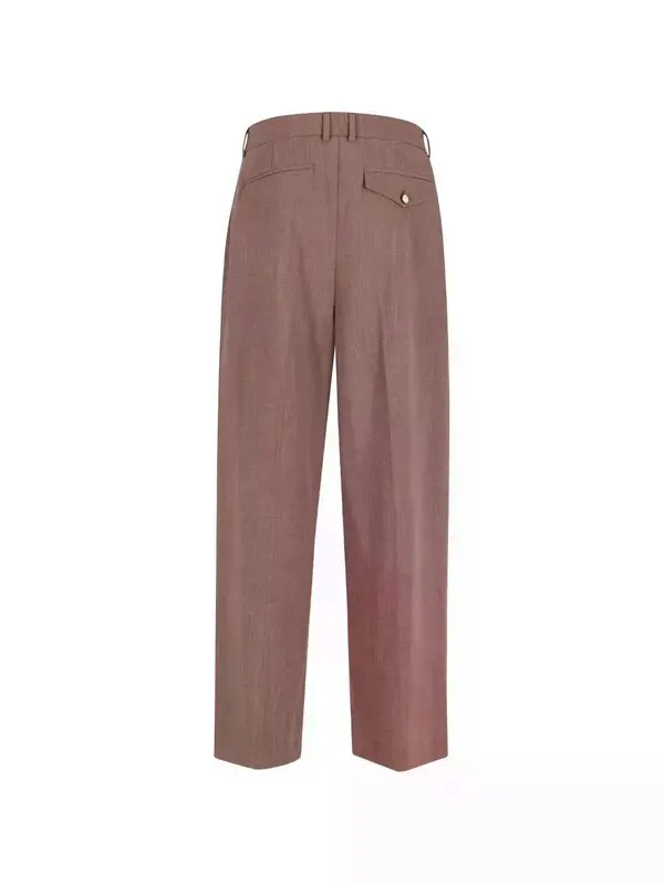 THESTROY Anthem Pleated Straight-leg Trousers