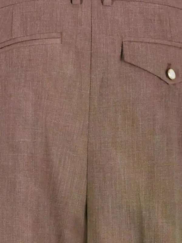 THESTROY Anthem Pleated Straight-leg Trousers