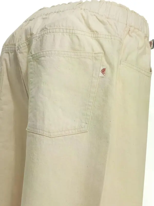 DANTON Belted Elasticated-waist Jeans