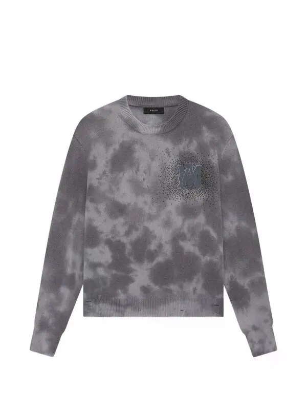 Amiri Crystal-embellished Tie-dye Sweatshirt