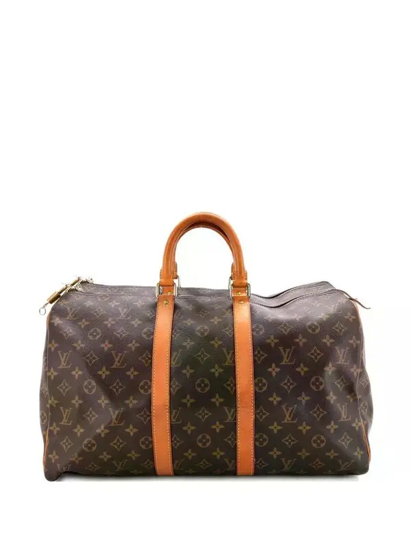 LOUIS VUITTON Keepall 45 Monogram Canvas Satchel