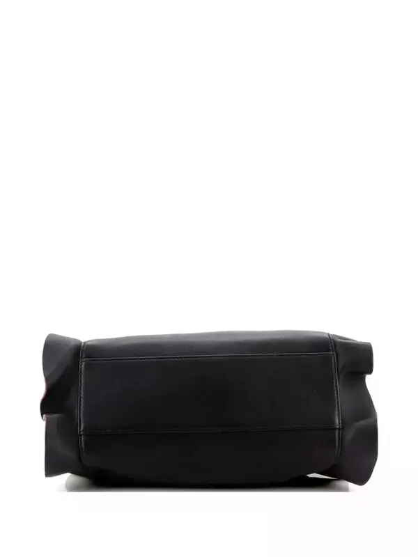 Fendi Wave Peekaboo Mini Satchel Leather