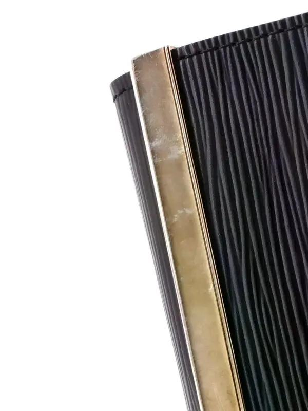 LOUIS VUITTON Sevigne Epi Leather Clutch Bag - Black