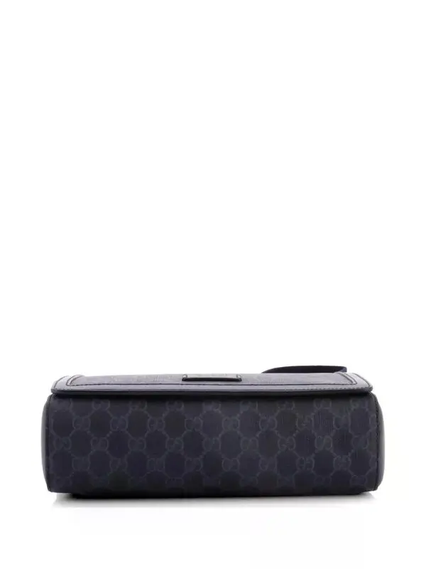 Gucci Gg Coated Canvas Messenger Bag