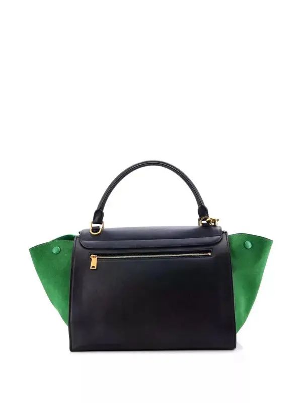Celine Tricolor Trapeze Satchel - Multicolour